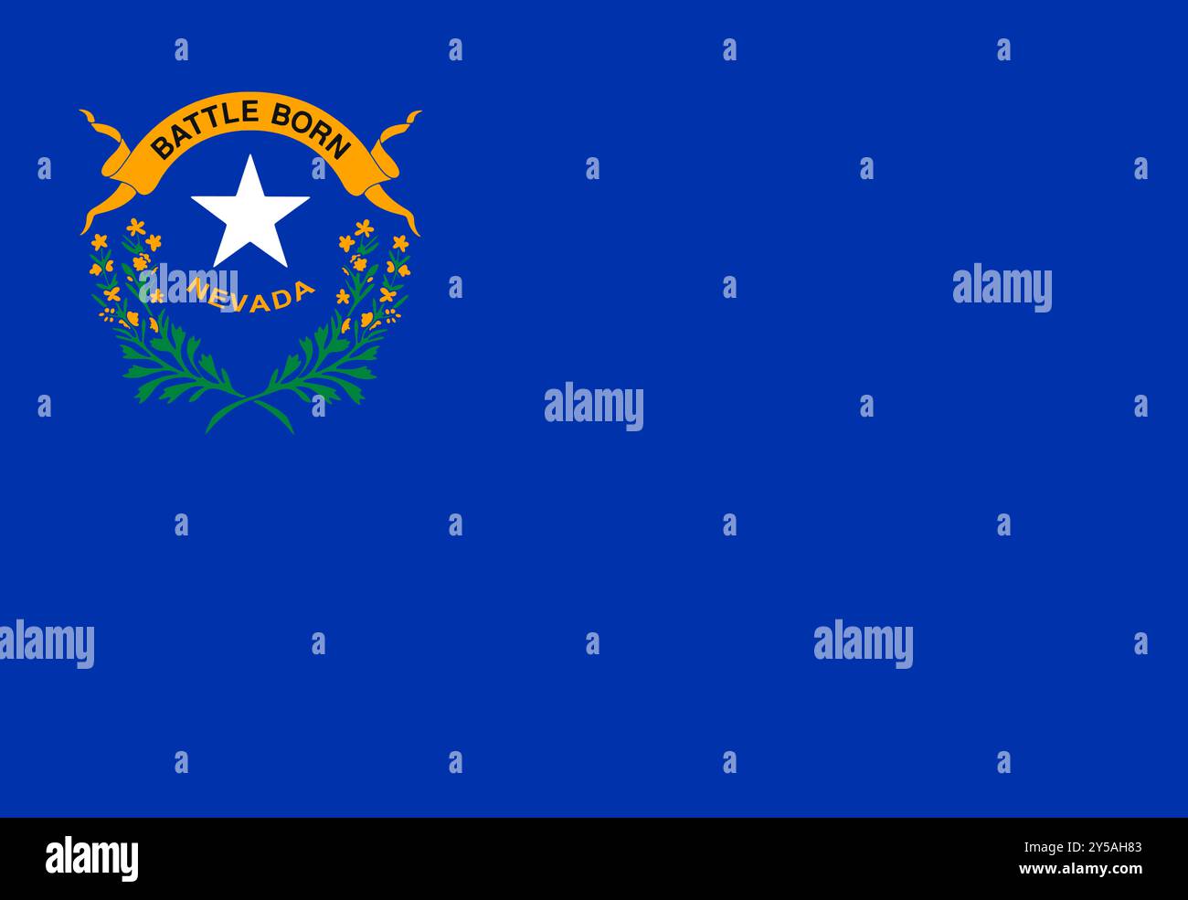 Nevada State Flag background illustration Stock Photo - Alamy