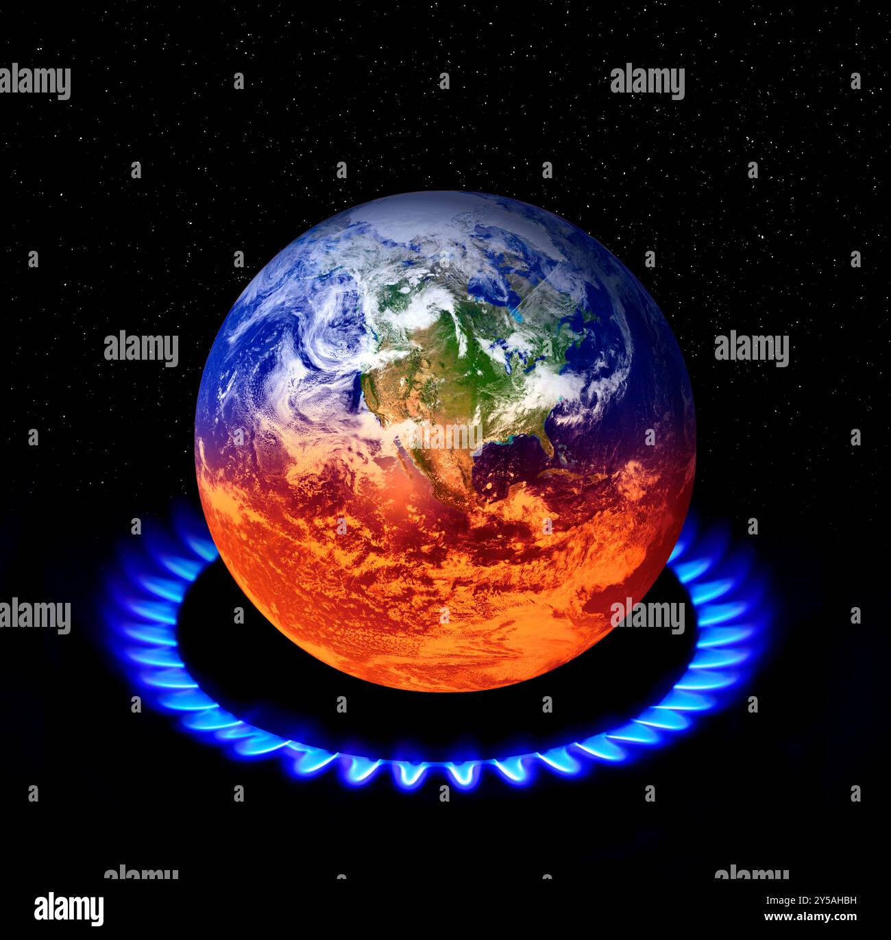 Hot earth illustration hi-res stock photography and images - Alamy