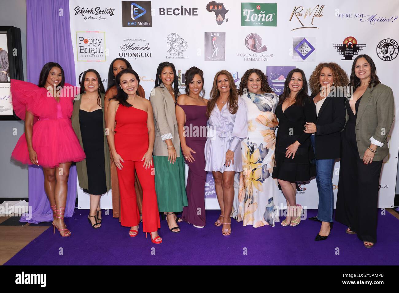 Los Angeles, California, USA. 19th September, 2024. Female members of ...