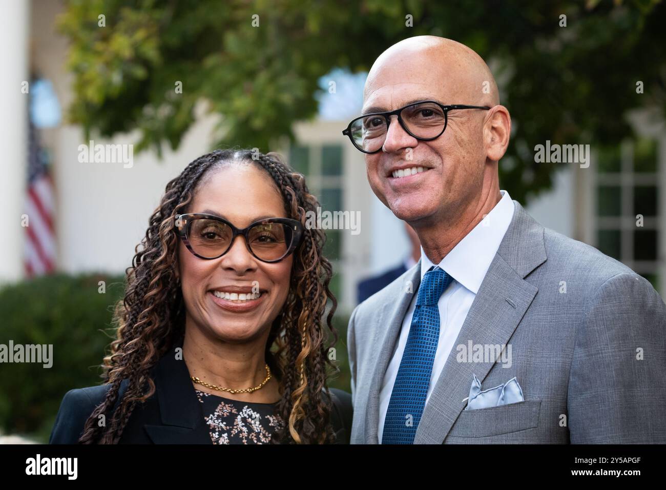 Channing Dungey (left) and Brett Paul, chairman and president of Warner ...