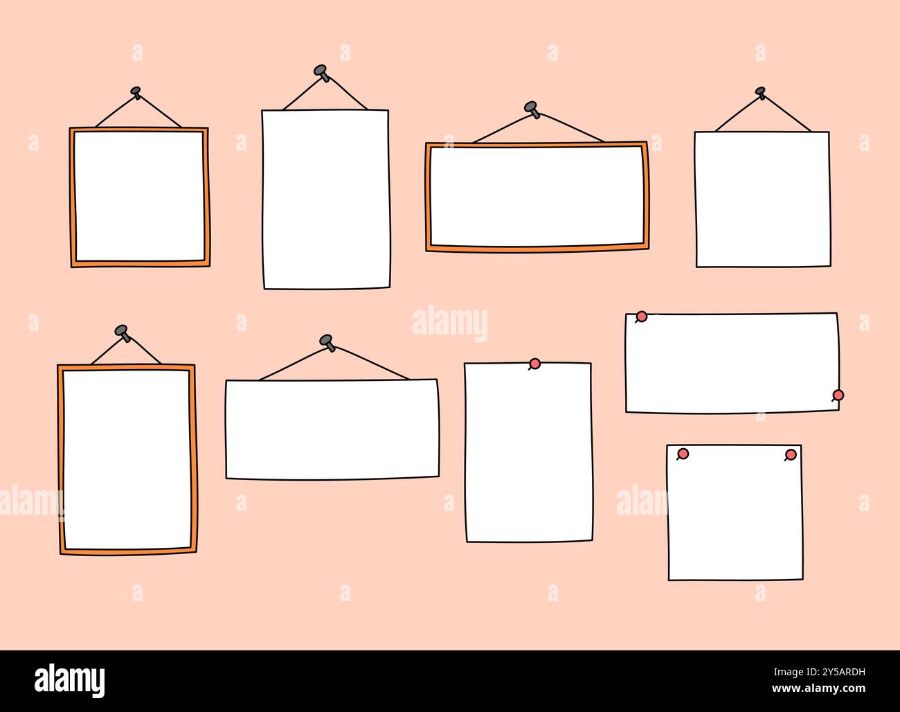 Hanging Doodle Frames