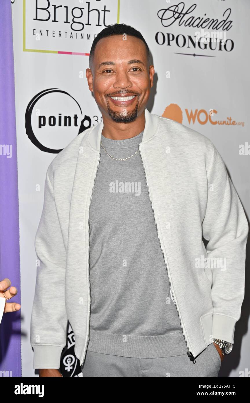 Hollywood, CA USA - September 19, 2024: Derrex Brady attends a screening of the film We're Not ...