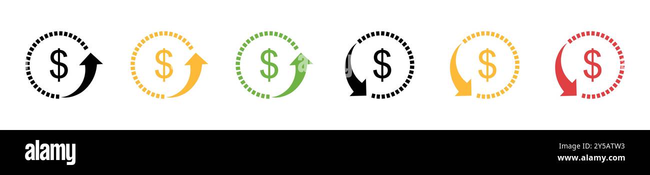Symbol share price decline Stock Vector Images - Alamy