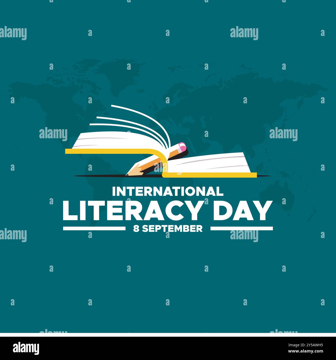 Literacy day international celebration Stock Vector Images - Alamy
