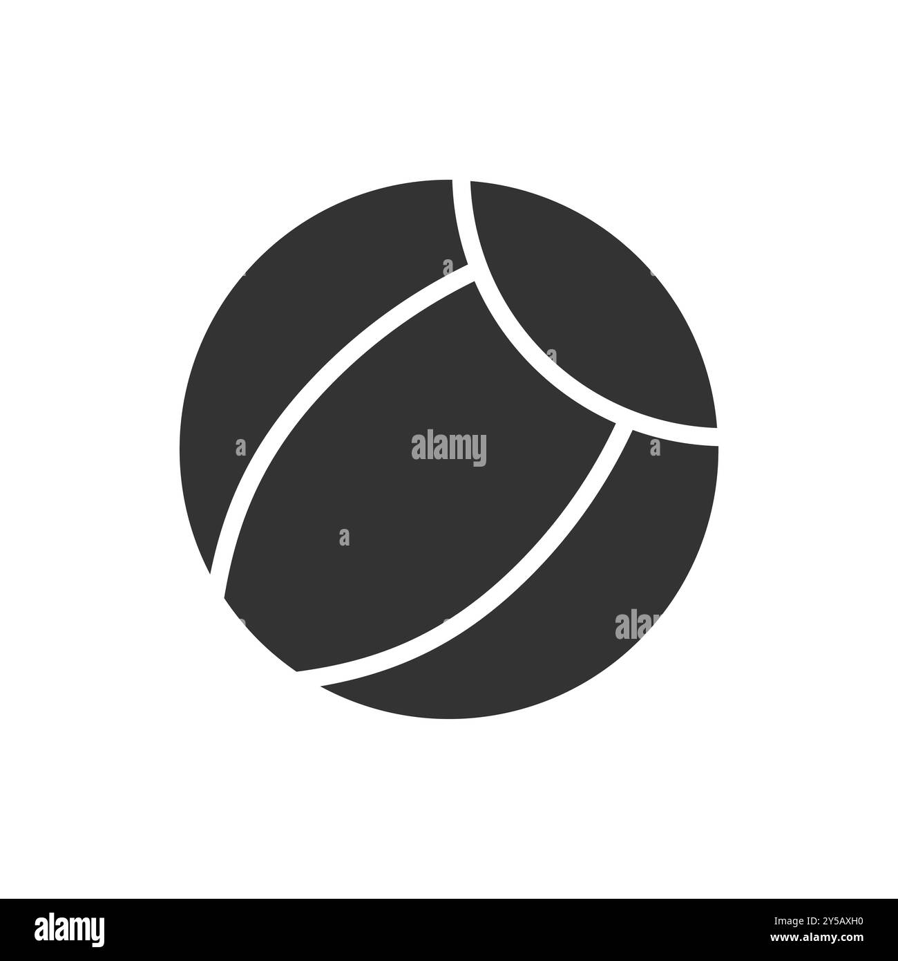 Basketball outline flat white Black and White Stock Photos & Images - Alamy