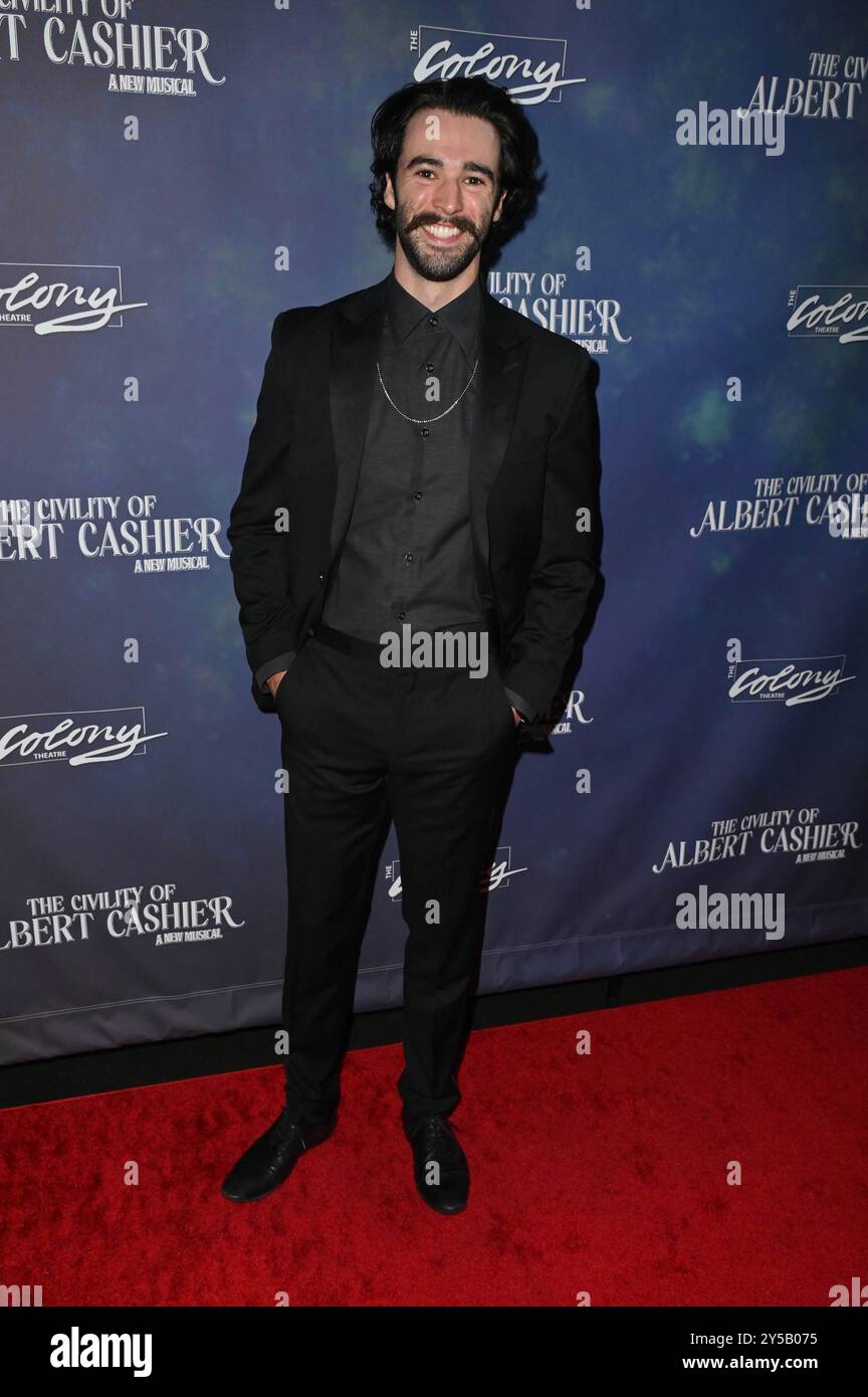 Burbank, CA USA - September 7, 2024: Jonah Robinson attends the opening ...