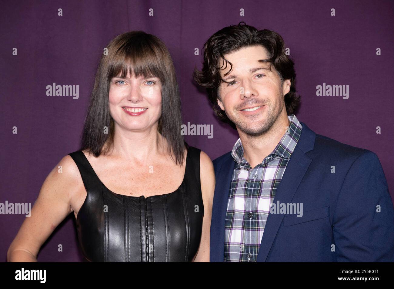 Actress / Comedian / Model Eugenia Kusmina, Actor Scott Alin attend ...