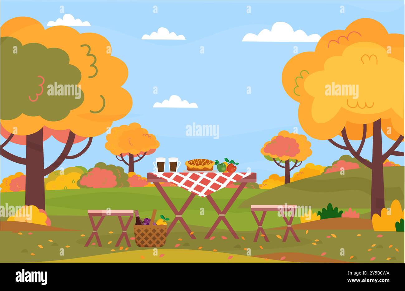 Air of picnic Stock Vector Images - Alamy