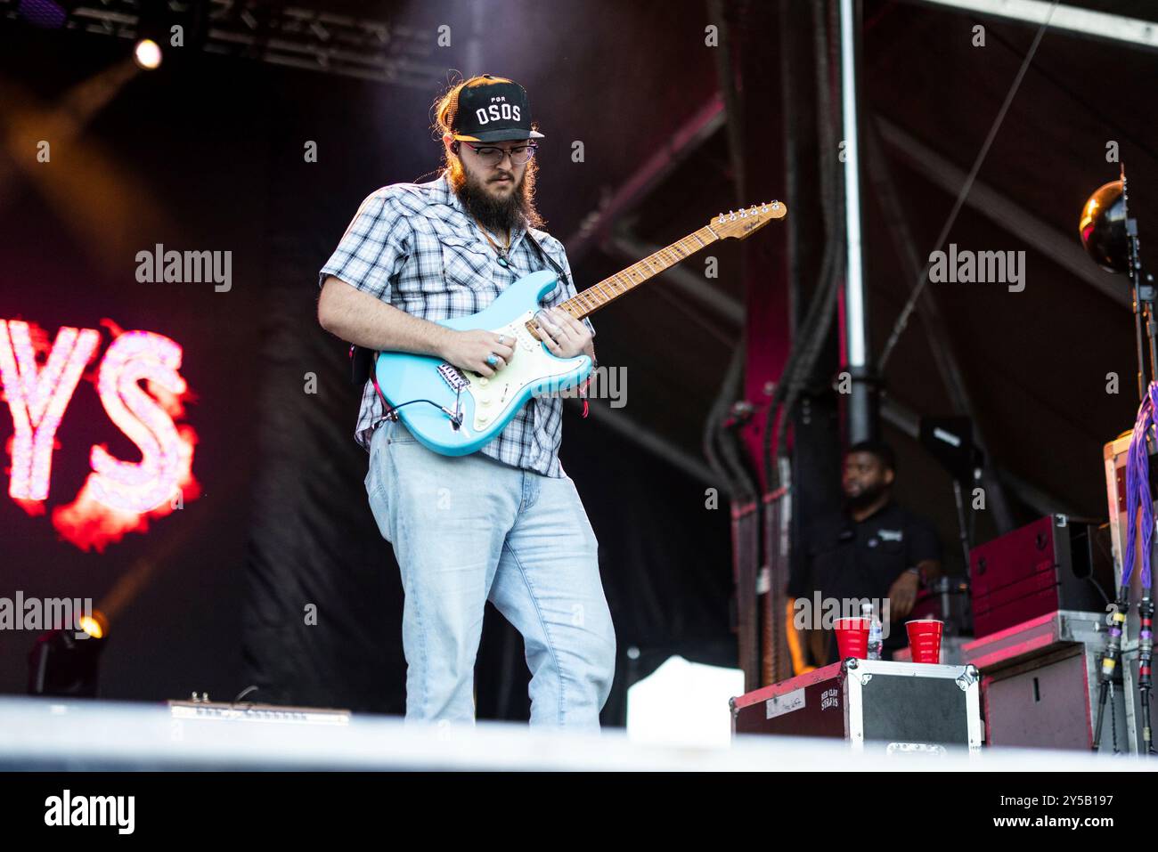 Zach Rishe of The Red Clay Strays performs during Bourbon and Beyond ...