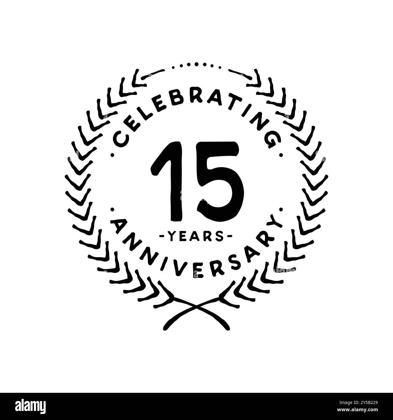 15th years birthday celebration Black and White Stock Photos & Images ...