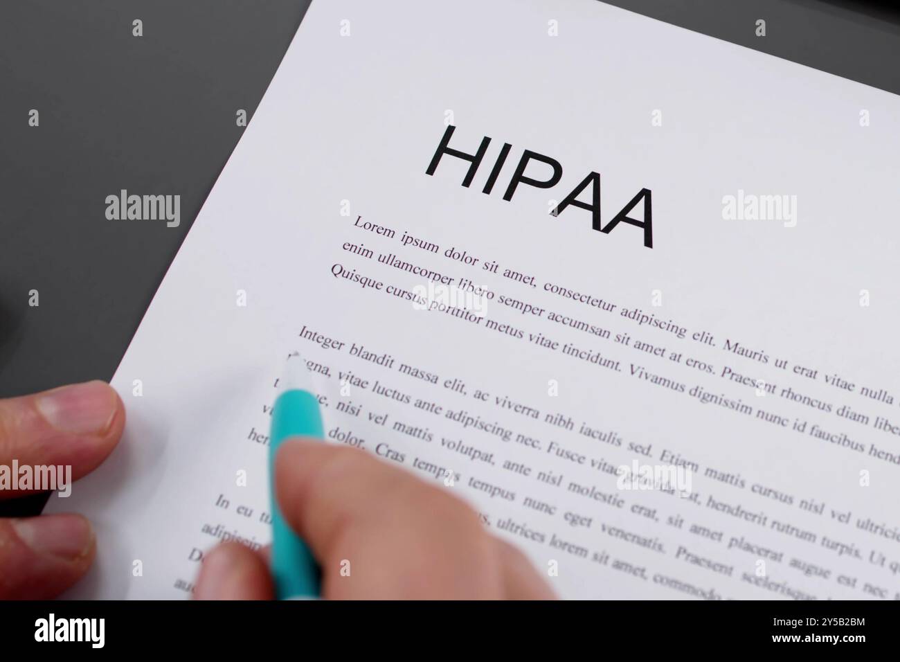 HIPAA Patient Privacy Compliance. Medical Information Security Stock ...