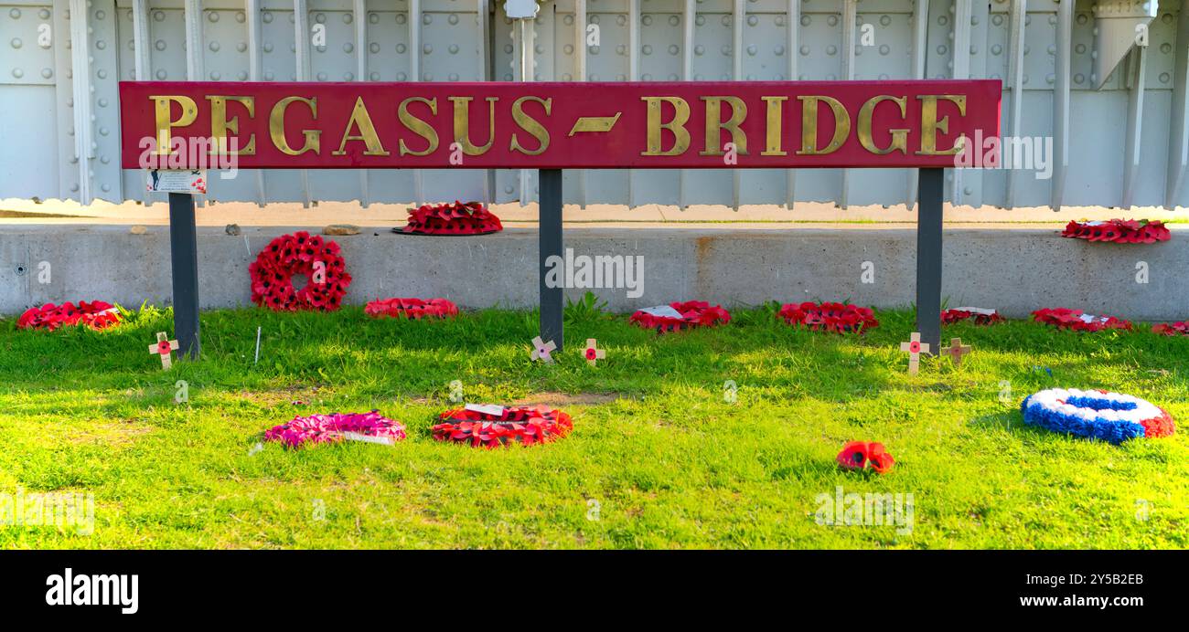 Pegasus bridge memorial and airborne museum hi-res stock photography ...