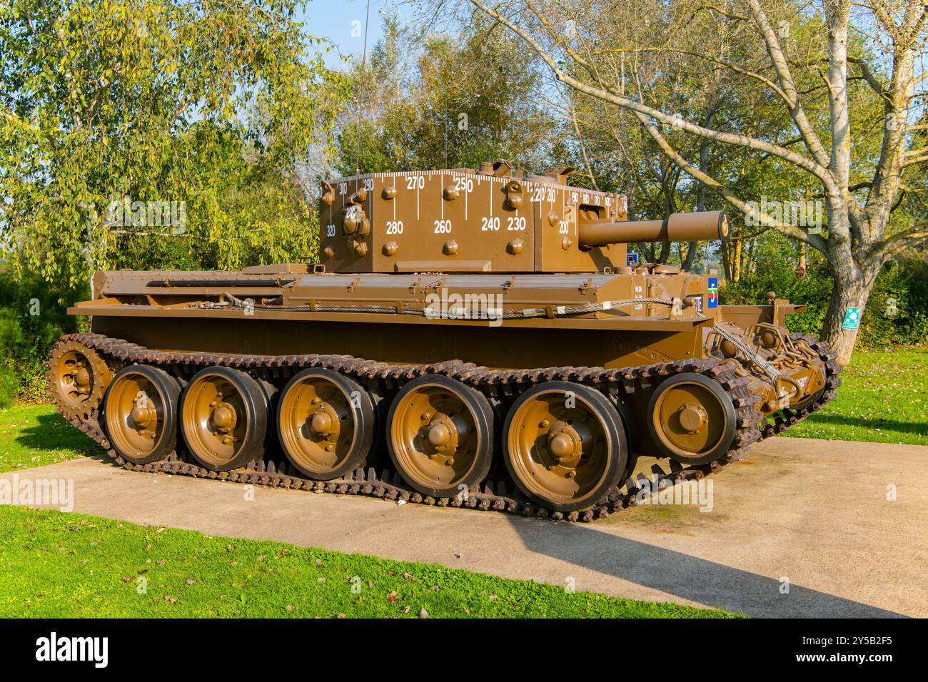 Centaur Mark IV Tank at Pegasus Memorial in Normandy, France Stock ...