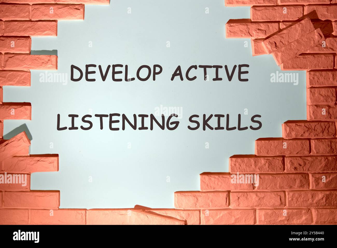 Business and Develop active listening skills concept. DEVELOP ACTIVE ...