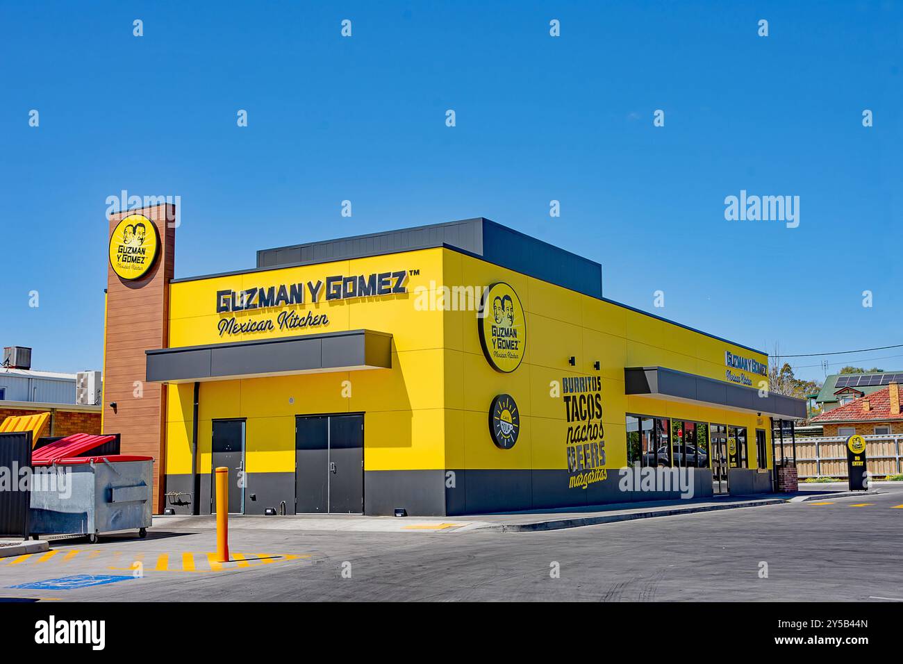 Guzman y Gomez Mexican Fast Food Restaurant Tamworth Australia Stock ...