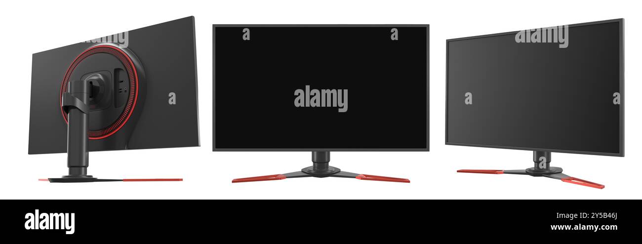 A sleek and stylish gaming monitor that features adjustable ...