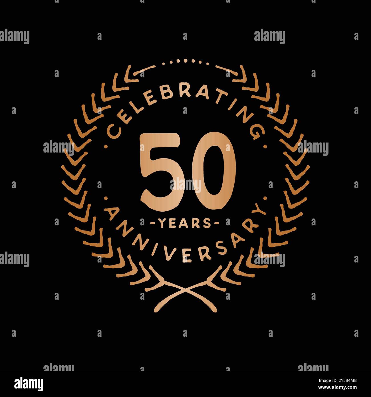 50 years design template. 50th vector and illustration Stock Vector ...