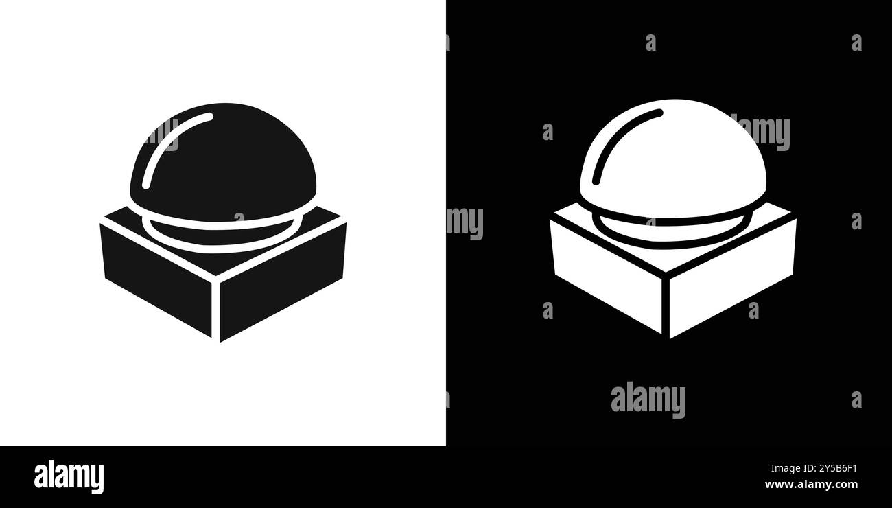 Buzzer icon vector logo set collection or bundle pack group Stock ...