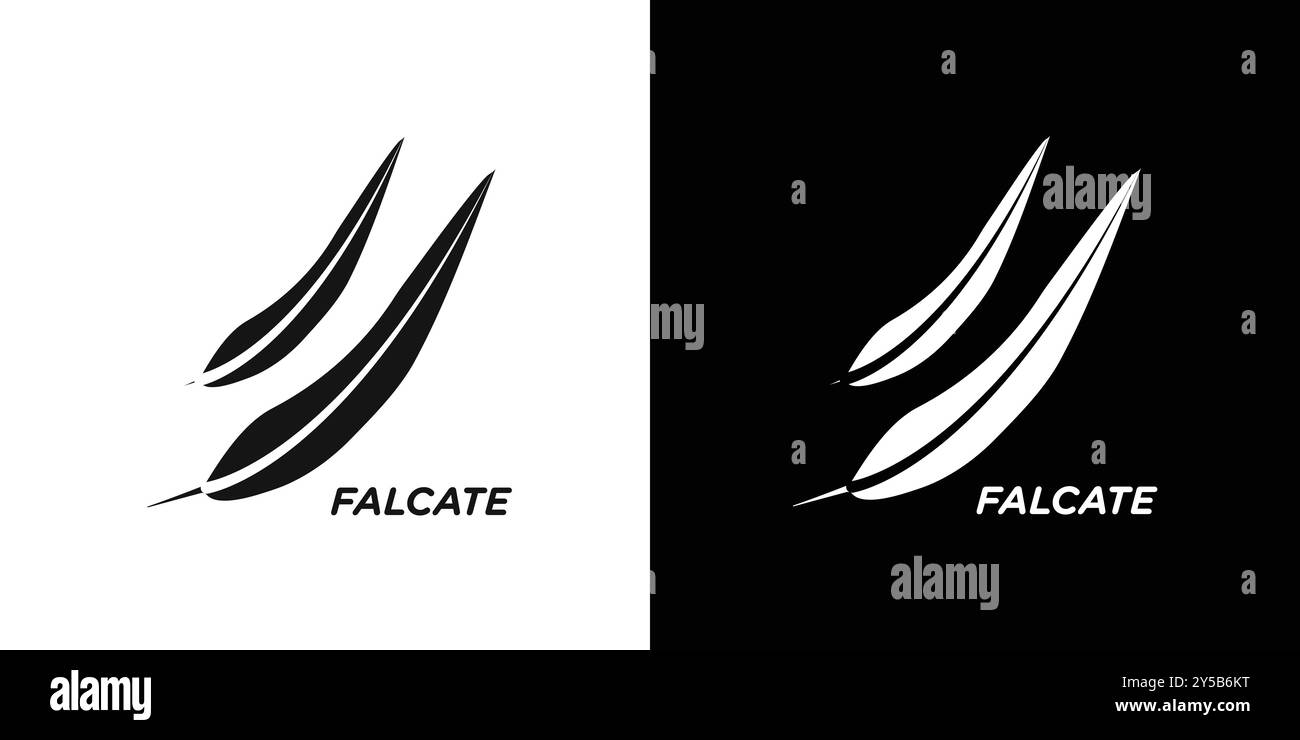 Falcate vector vectors hi-res stock photography and images - Alamy