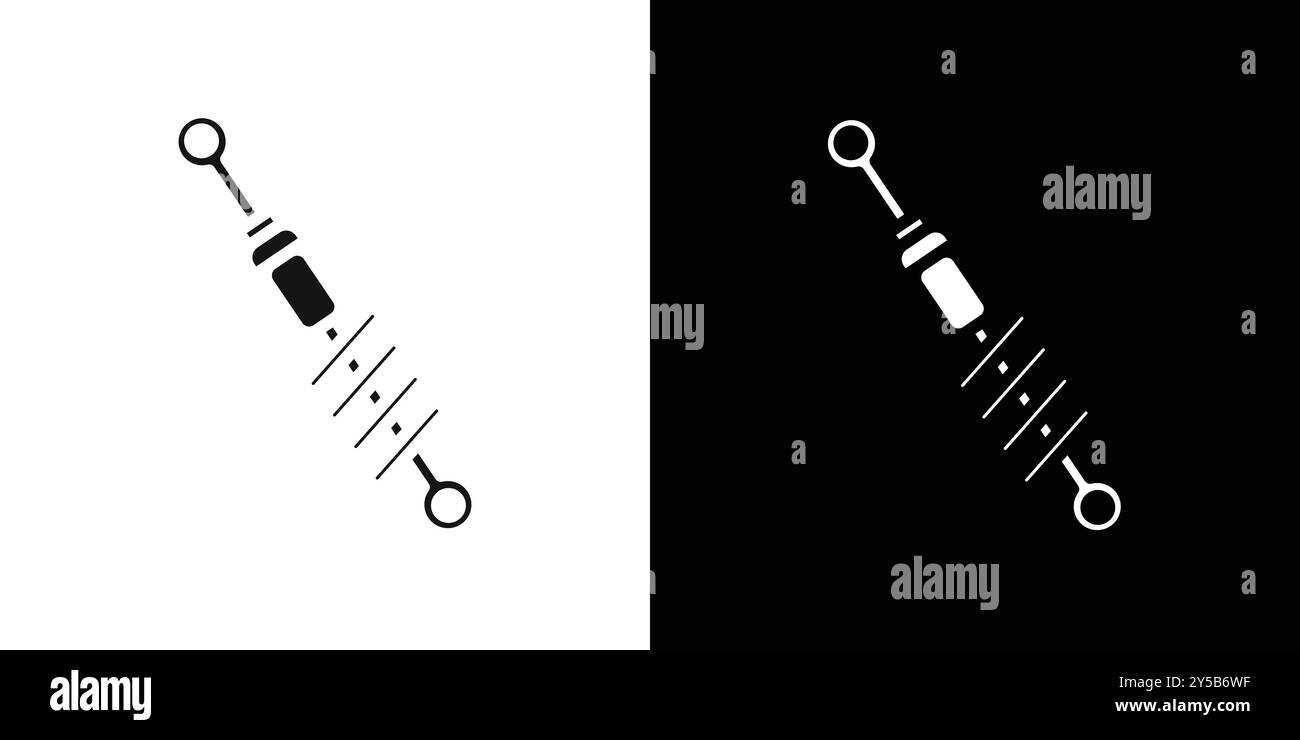 damper icon vector logo set collection or bundle pack group Stock ...