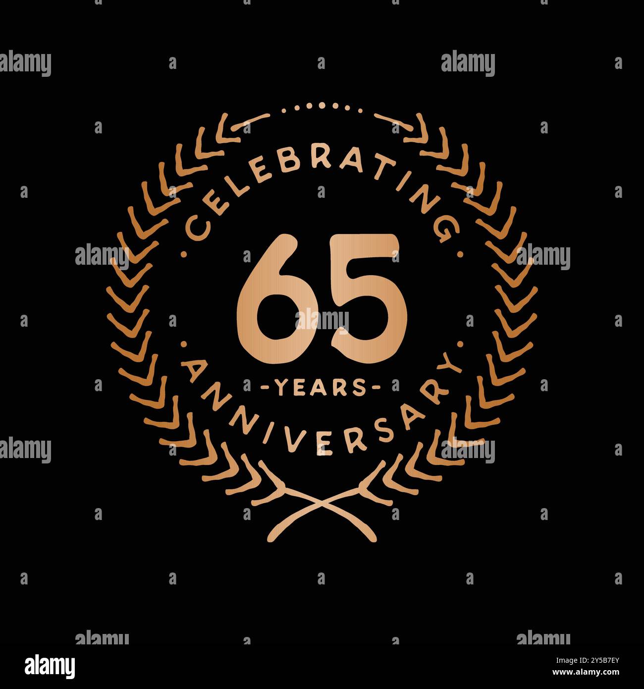 65 th anniversary Stock Vector Images - Alamy