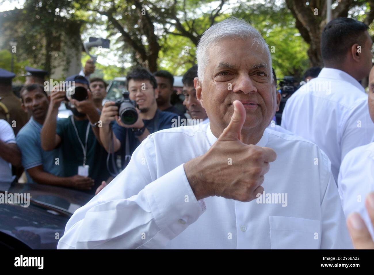 (240921) -- COLOMBO, Sept. 21, 2024 (Xinhua) -- Sri Lankan President ...