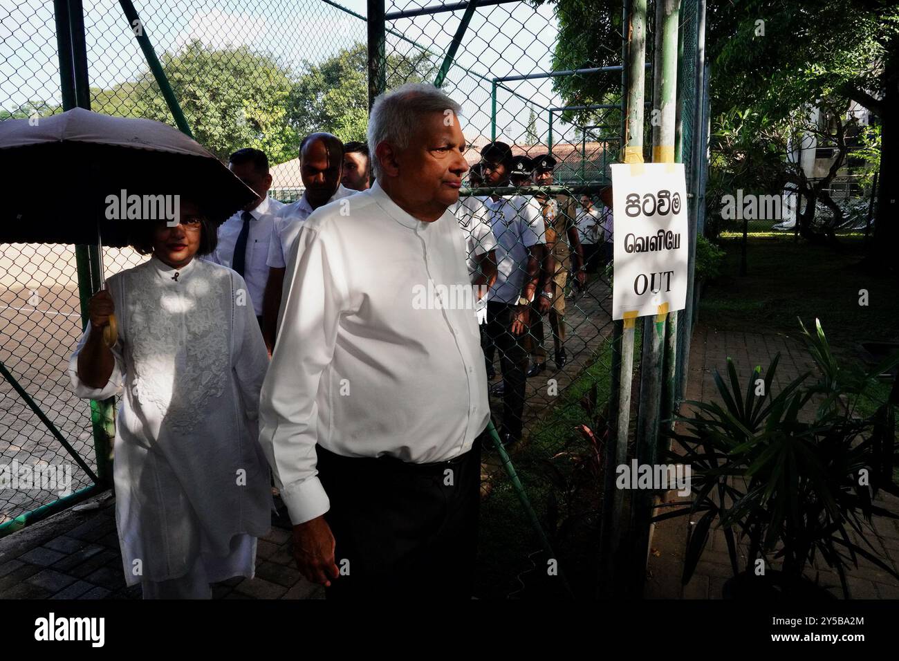 (240921) -- COLOMBO, Sept. 21, 2024 (Xinhua) -- Sri Lankan President ...