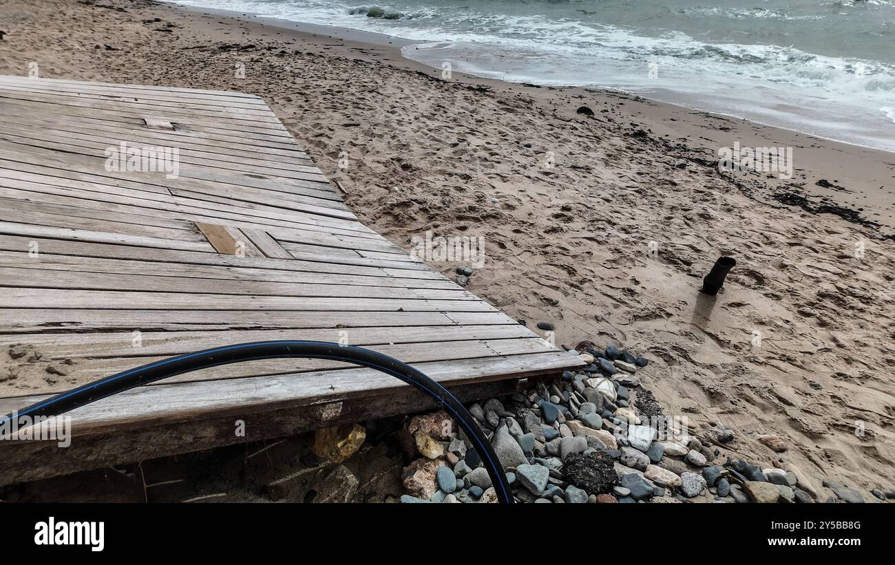 Effects of climate change on beaches, changes in storms and storms ...