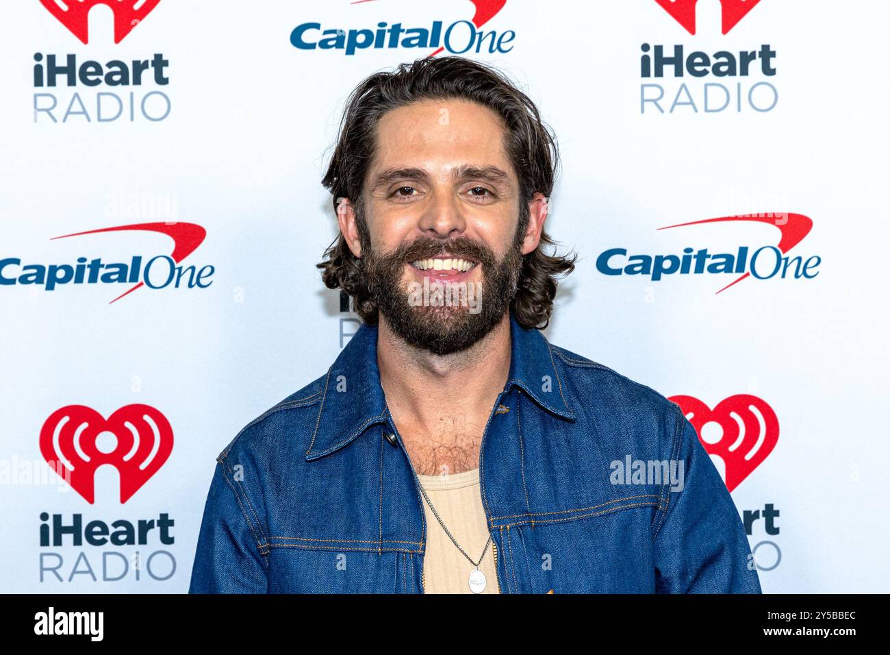 Las Vegas, USA. 20th Sep, 2024. Thomas Rhett attends the iHeartRadio ...
