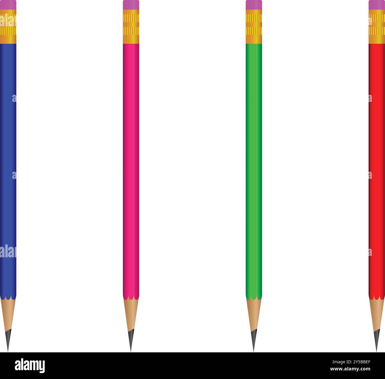 Pencil set icon cartoon Stock Vector Images - Alamy