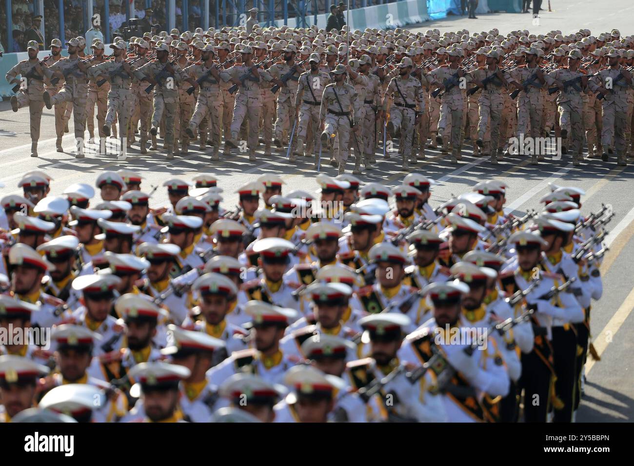 Tehran, Iran. 21st Sep, 2024. The Islamic Republic of Iran Army ...