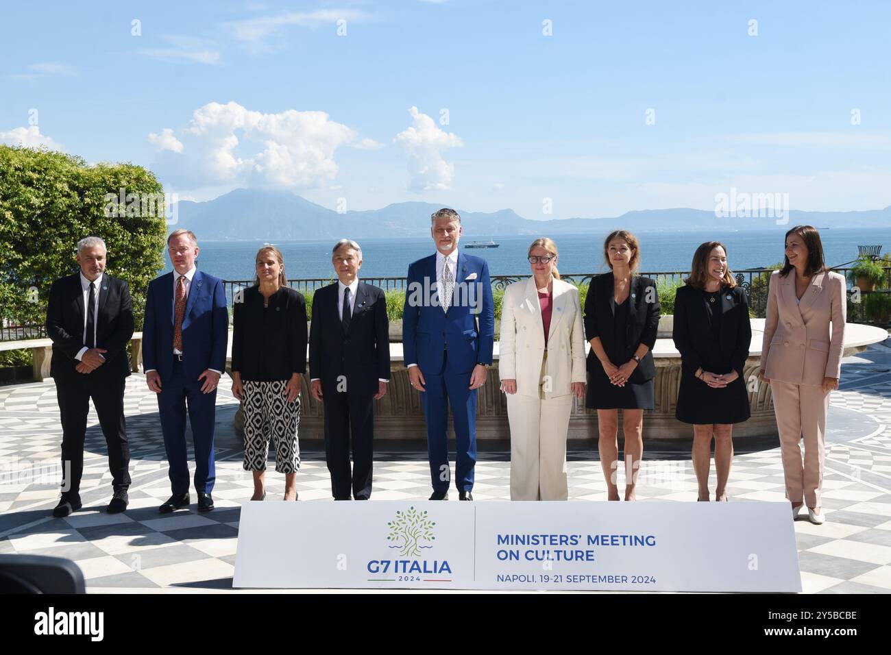 G7 Italy 2024 Ministers' meeting of Culture, the Italian Minister of ...