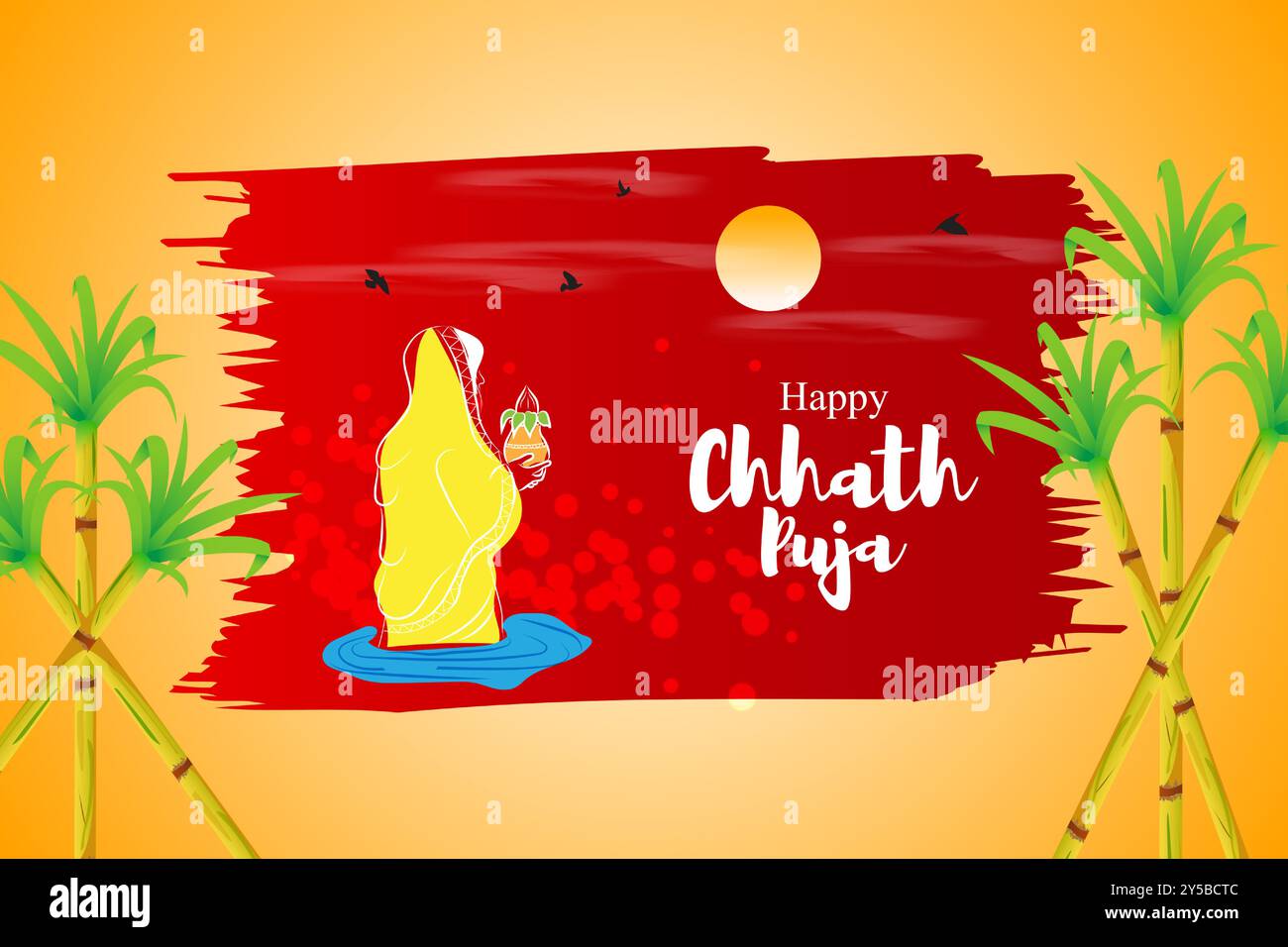 Chhath puja vector vectors hi-res stock photography and images - Alamy
