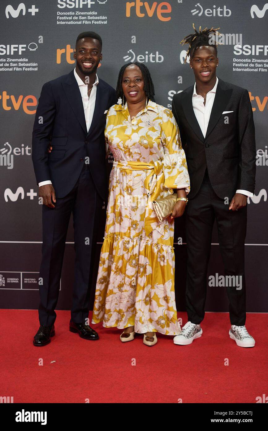 Nico Williams and Inaki Williams attend the red carpet opening of the ...