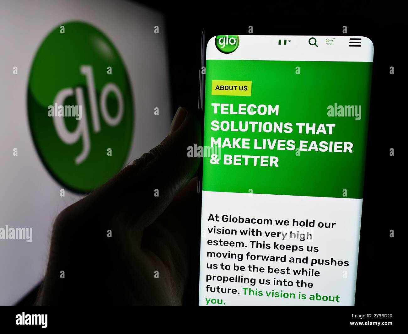 Glo logo hi-res stock photography and images - Alamy