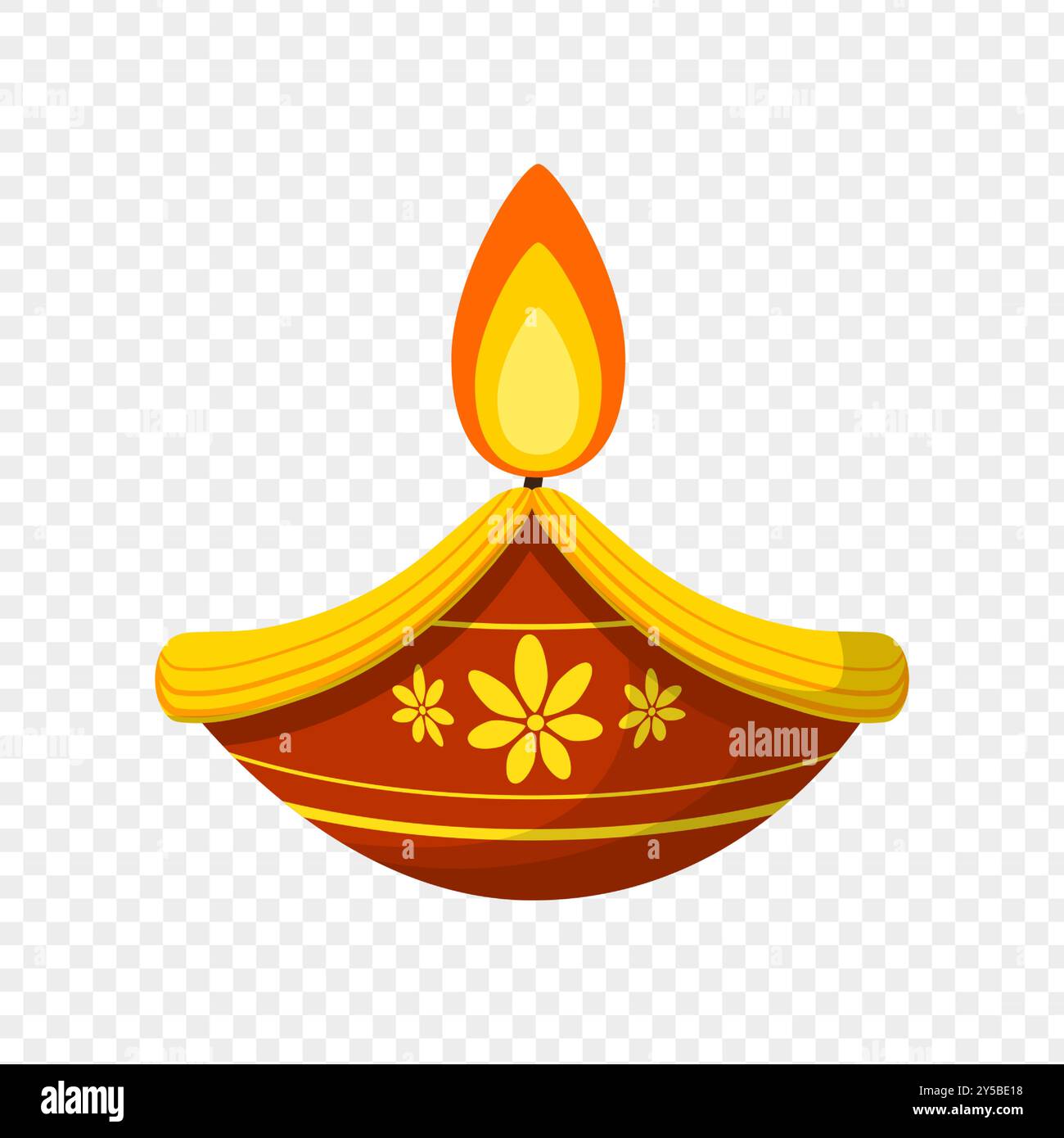 Vector Diya with transparent background Stock Vector Image & Art - Alamy