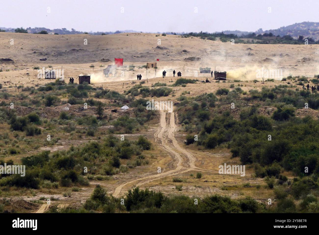 India-USA Joint Military Exercise YUDH ABHYAS-2024 in Mahajan Field Firing Ranges, Near Bikaner ...