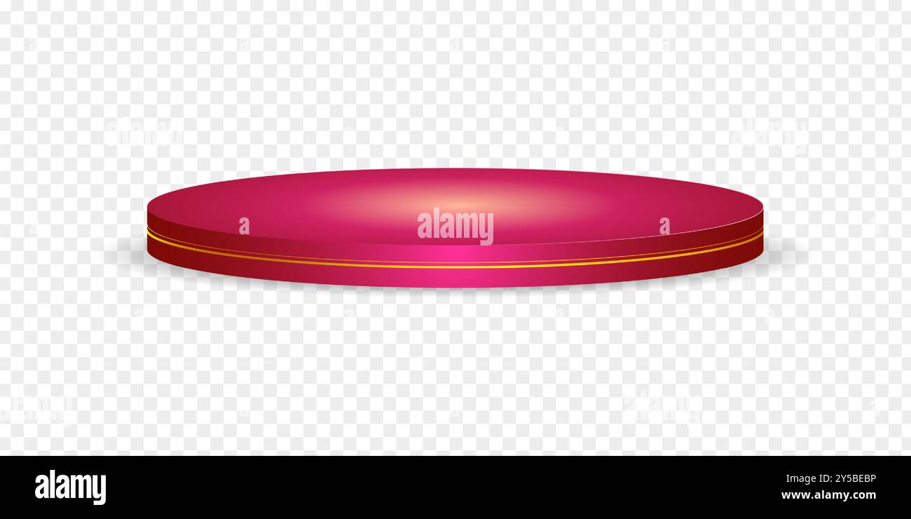Podium pink on transparent Stock Vector Images - Alamy