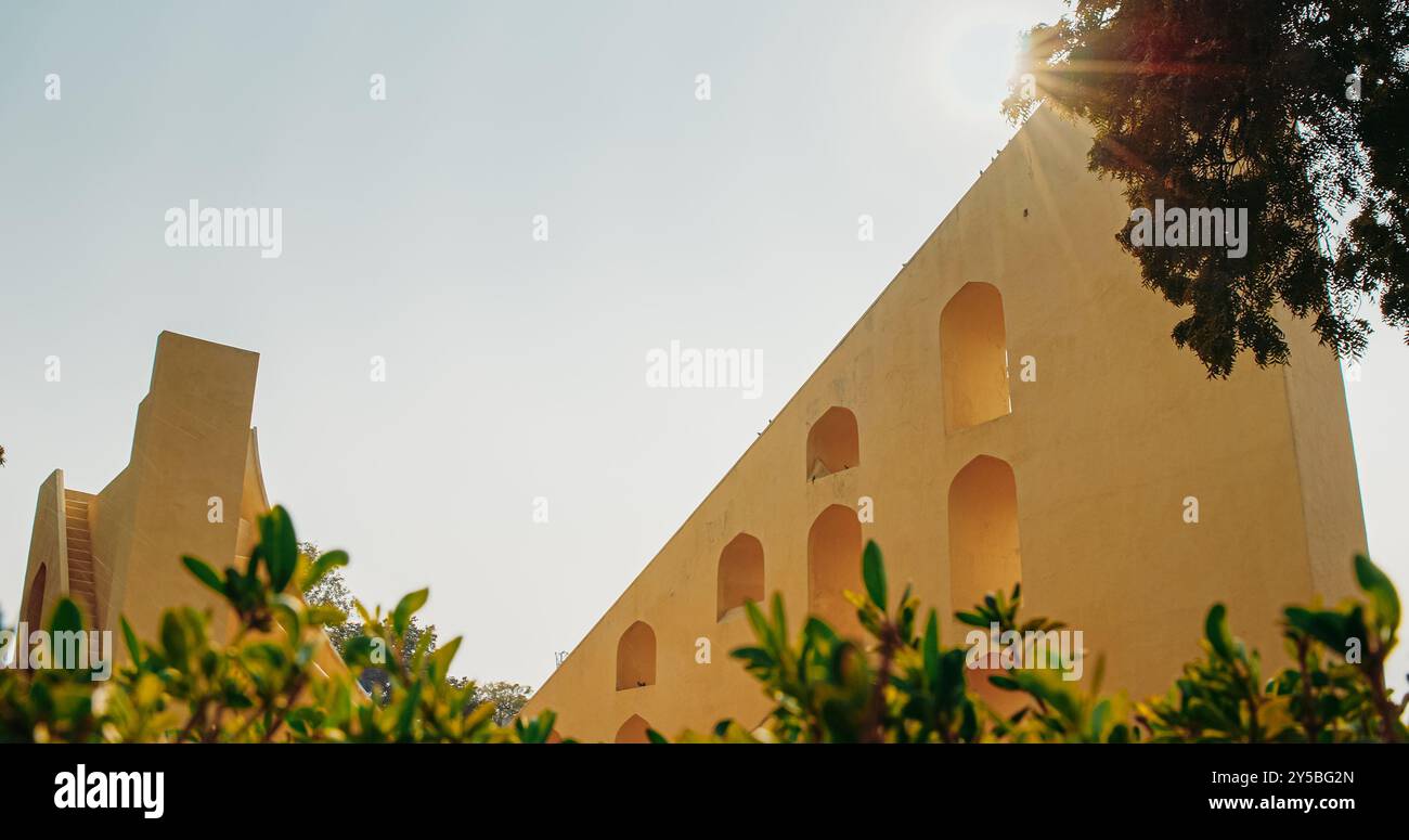 Jaipur, Rajasthan, India. Jantar Mantar In Jaipur. Vrihat Samrat Yantra ...
