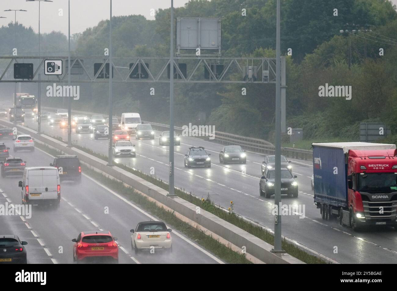 Bristol, UK. 21st Sep, 2024. Heavy rain with forecast of more to come ...