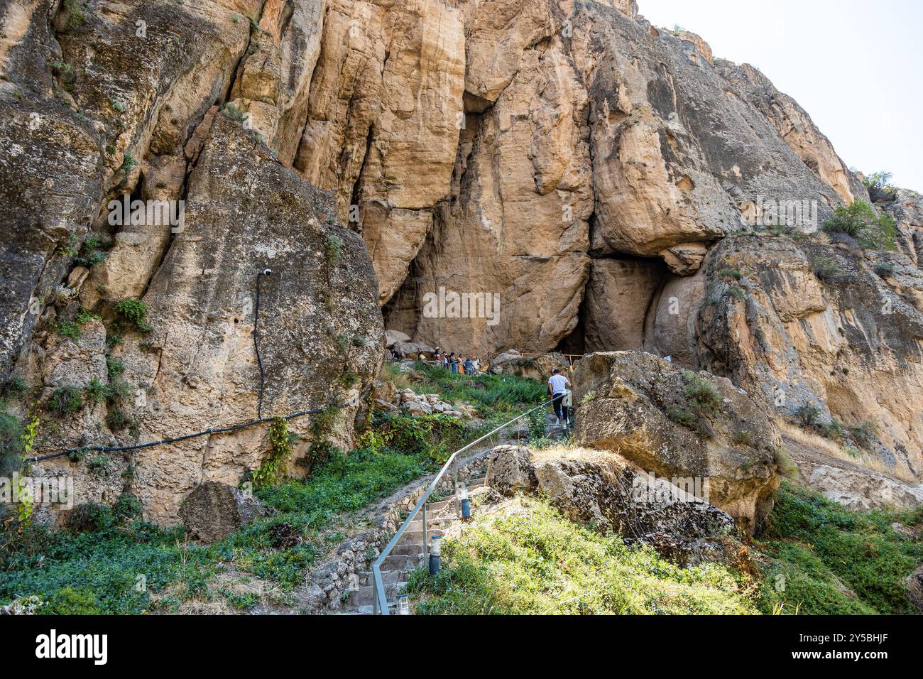 Areni, Armenia - August 3, 2024: way to Areni - 1 cave excavations ...
