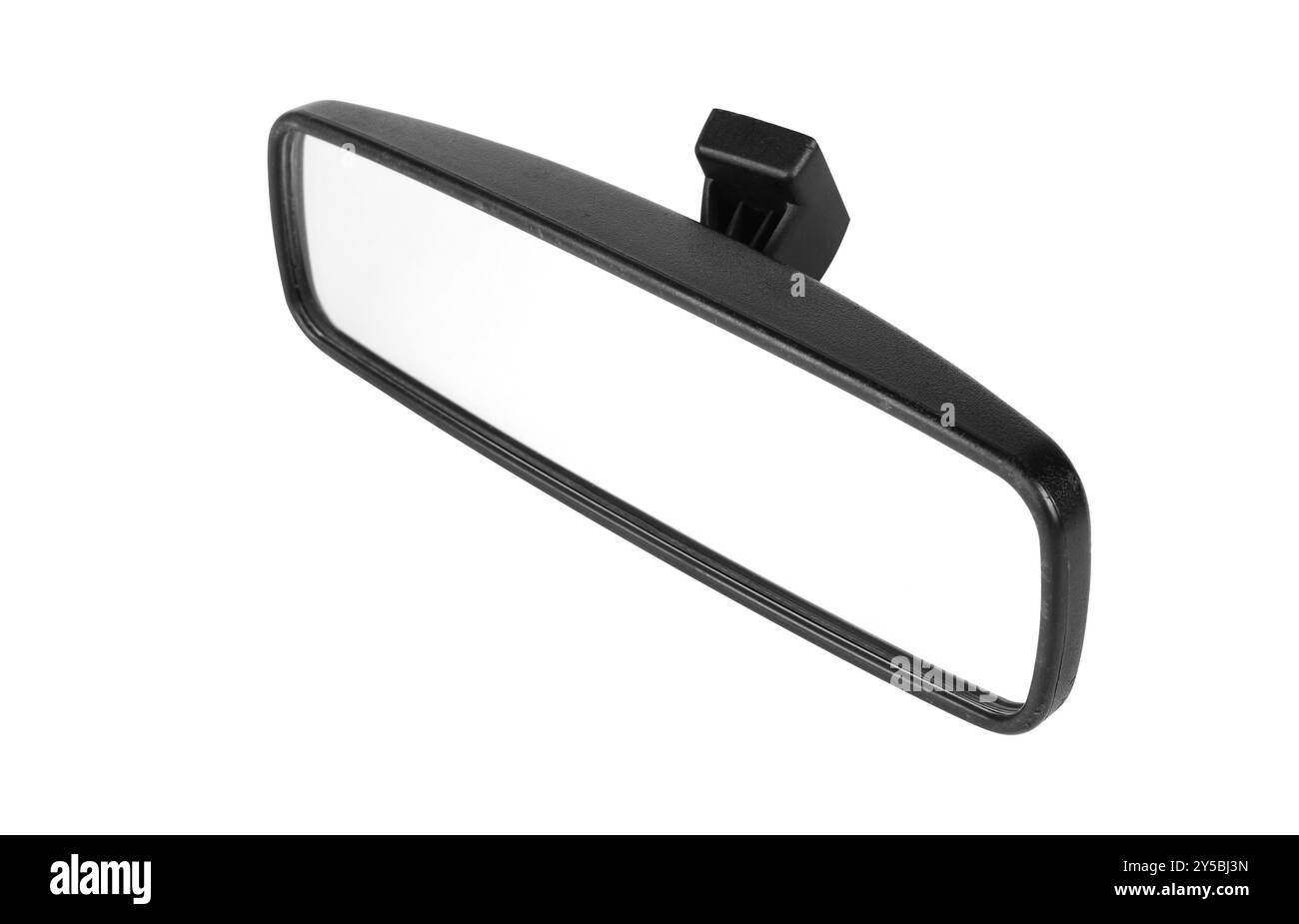 Car Parts - Retro car rear view mirror isolated on white background ...