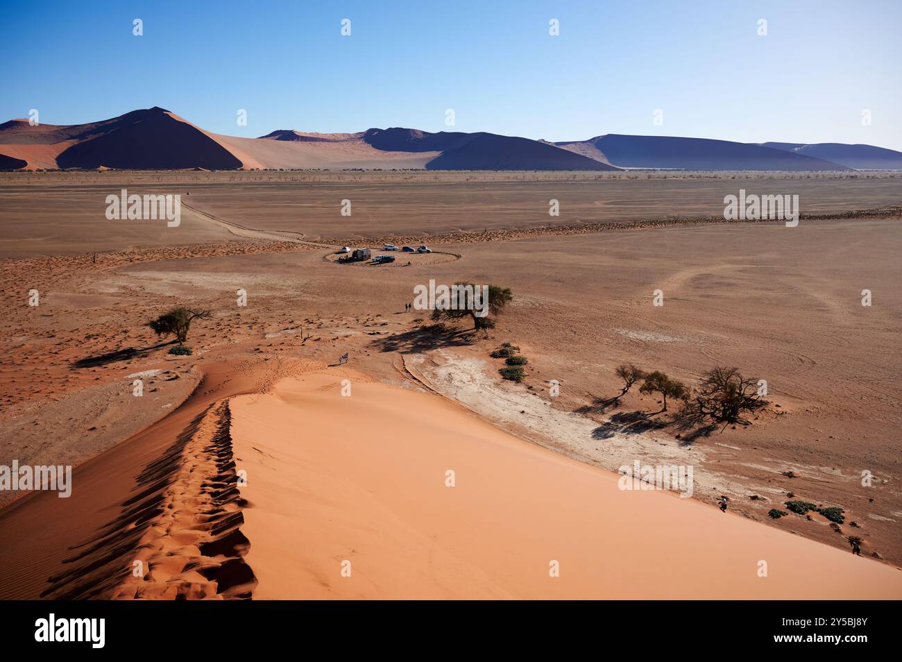 The high red dunes of the Namib Desert are one of Namibia's great ...
