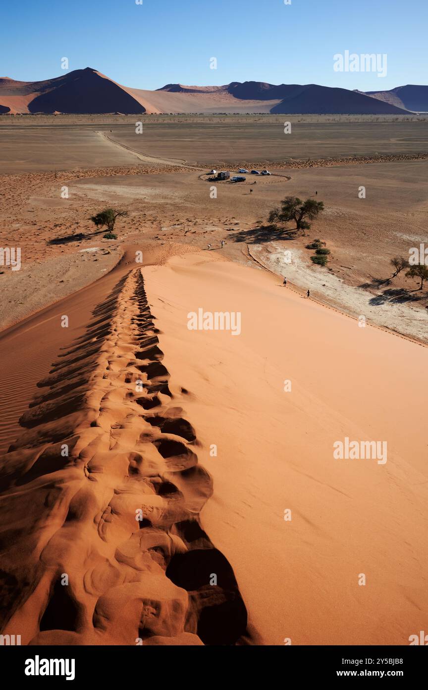 The high red dunes of the Namib Desert are one of Namibia's great ...