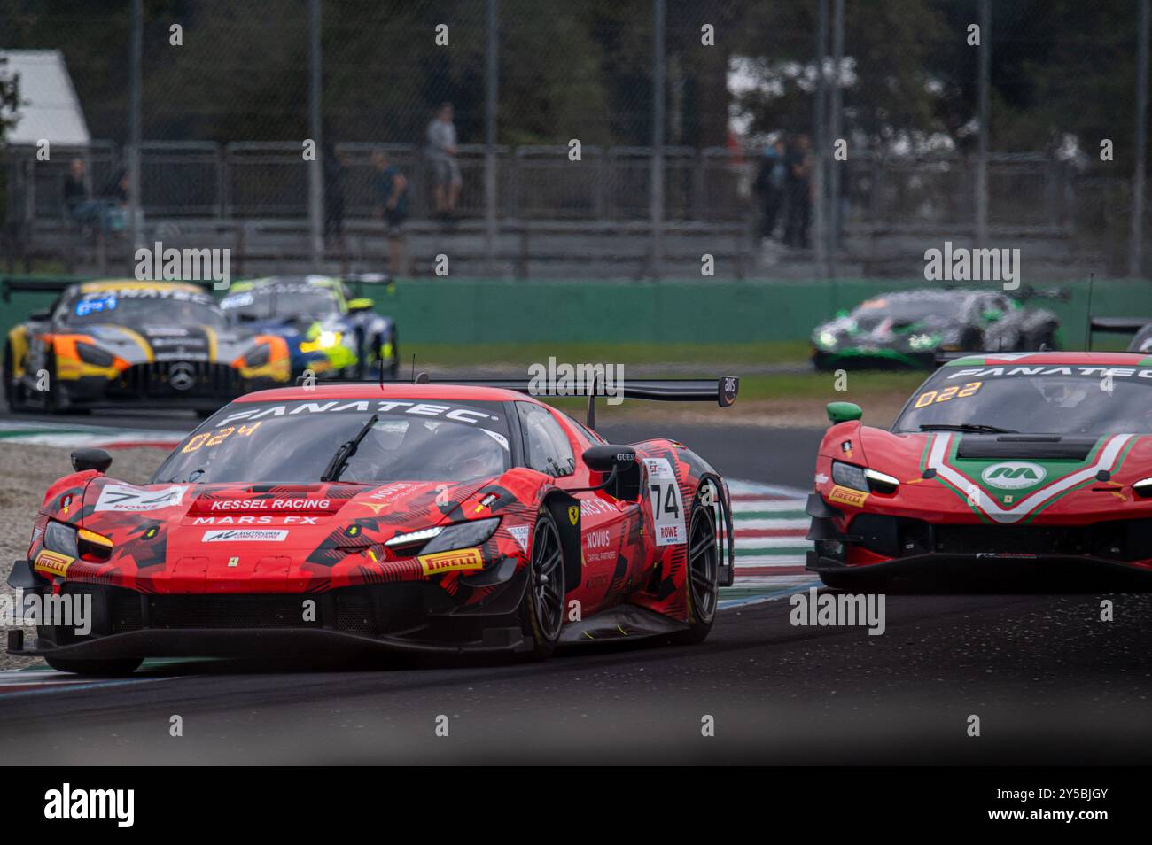 Ashish PATEL, Ben TUCK, Alex FONTANA, of a team Kessel Racing, on a ...