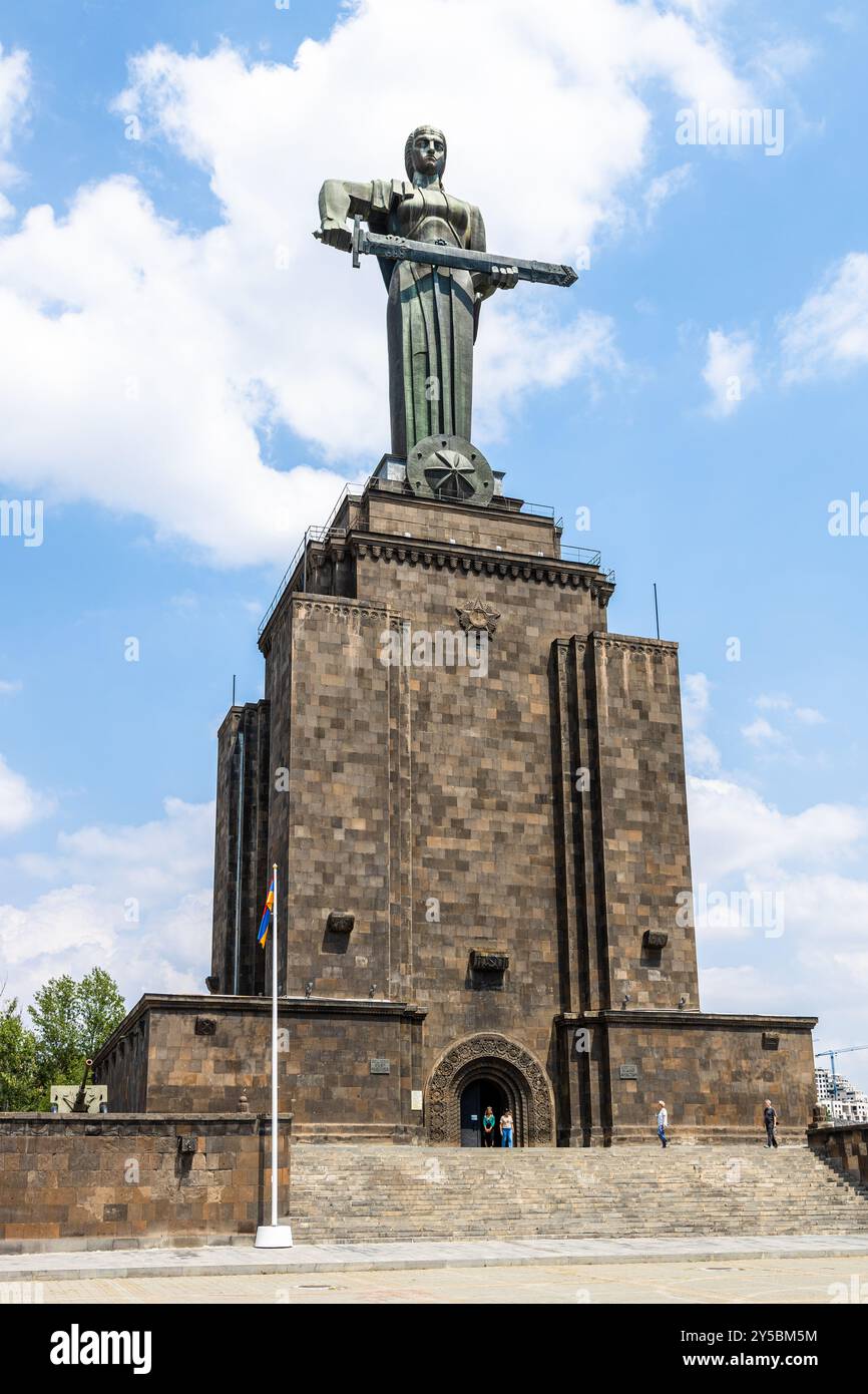 Yerevan, Armenia - August 11, 2024: Mother Armenia monument in honor of ...