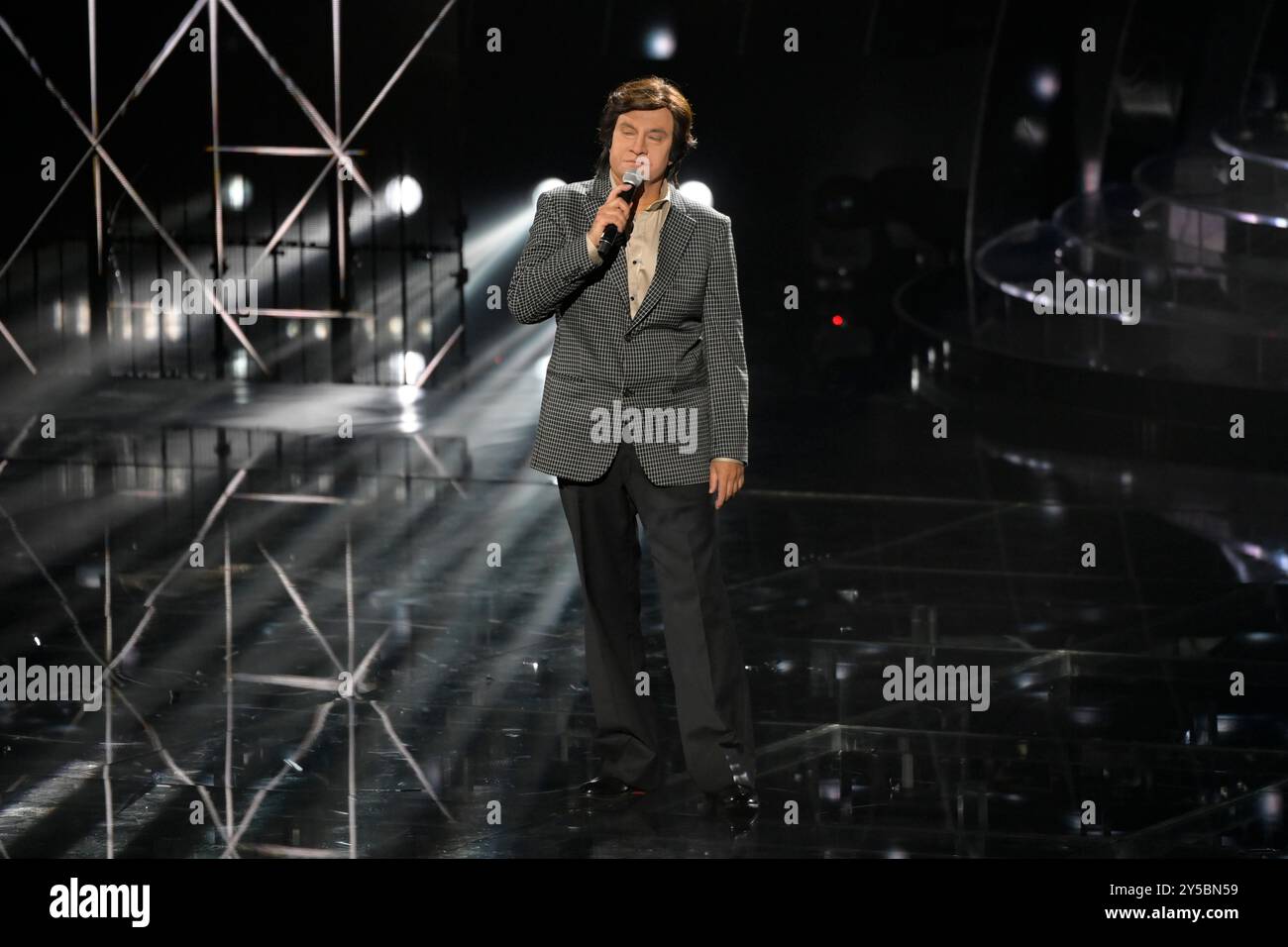 Rome, Italy. 20th Sep, 2024. Massimo Bagnato performs during the Rai tv ...