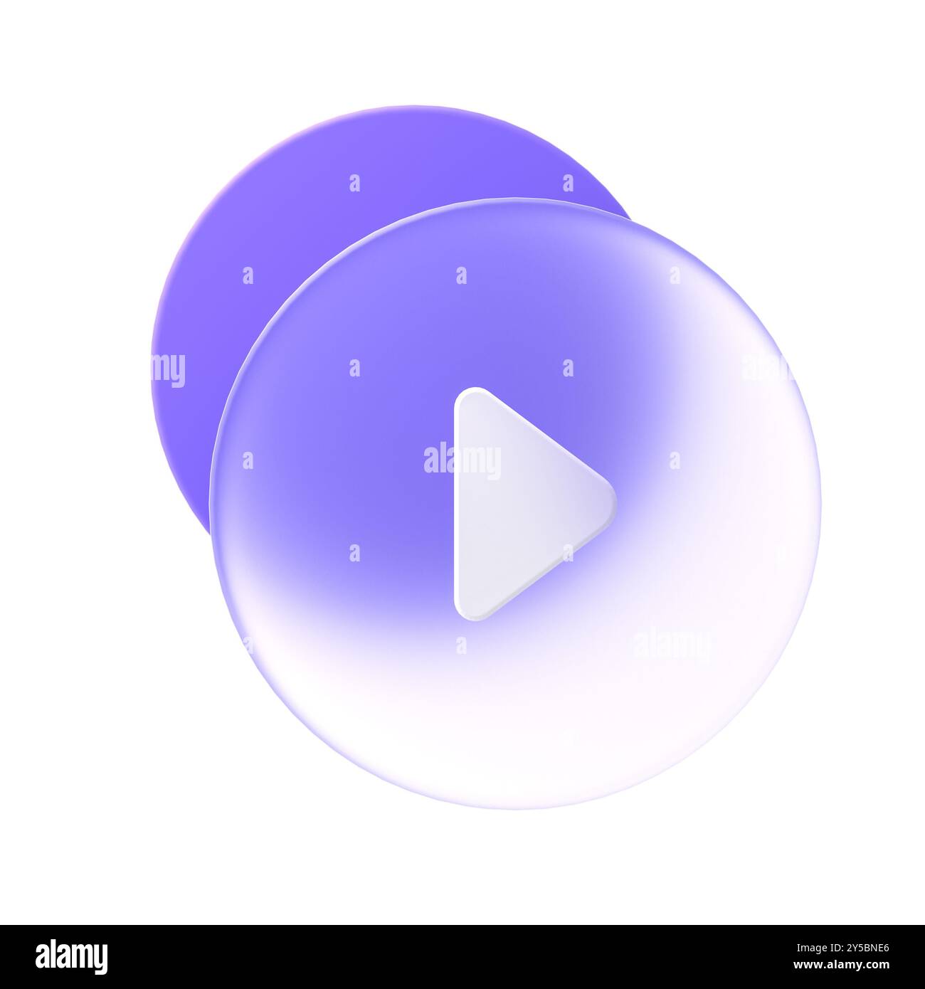 Cartoon Icon Mockup.3d realistic media play button 3D illustration for destination.3D rendering ...