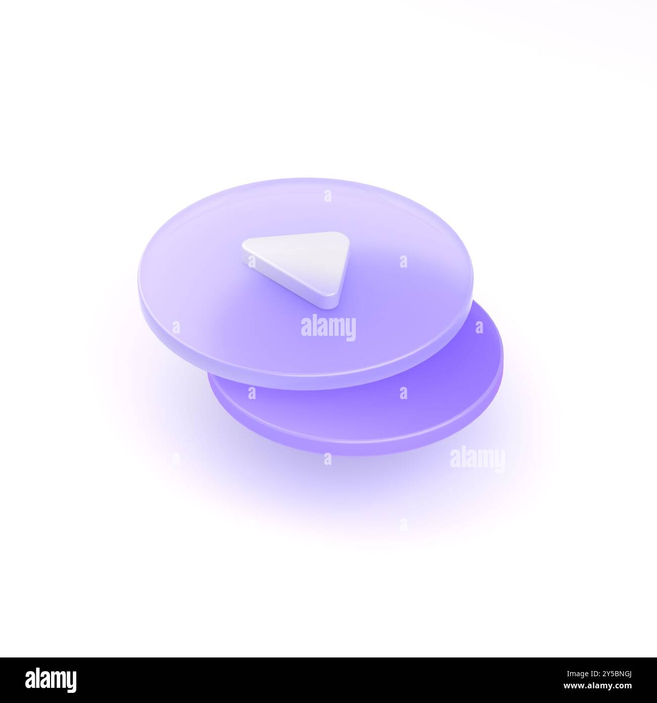 Cartoon Icon Mockup.3d realistic media play button 3D illustration for destination.3D rendering ...