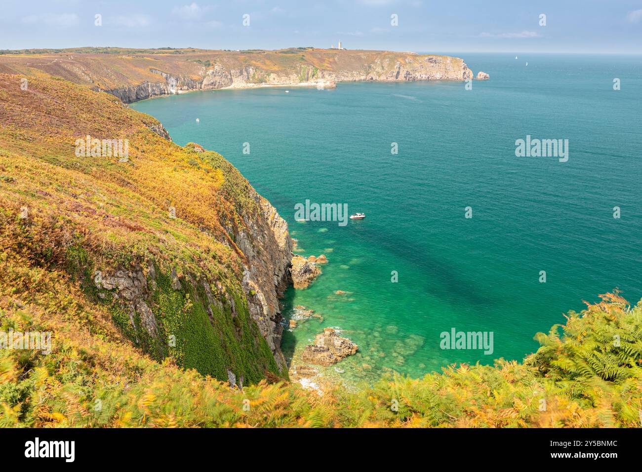 Phare du Cap Fréhel, Cap Fréhel, Plévenon, Côtes-d'Armor,, France Stock ...